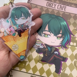 Obey Cafe Crepe Keychains - Etsy