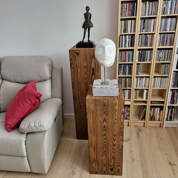 Wooden Column, Wooden Flower Stand, Wooden Home Decoration, Sculpture ...
