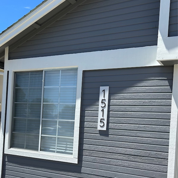 House Numbers Sign Vertical | House Number Sign Horizontal | House ...