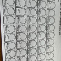 16 Printable Color Swatch Chart Mega Pack- DIY Generic- Colored Pencils ...