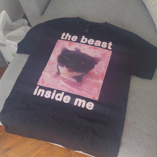 Funny Cat Meme T-shirt, Cats Dank Memes Tee, Freaky Unhinged Tshirt ...