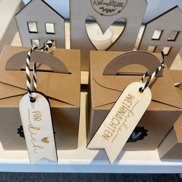 SVG Laser File 25 Gift Tags, Pendants, Decorative Tags, SVG Laser Cut ...