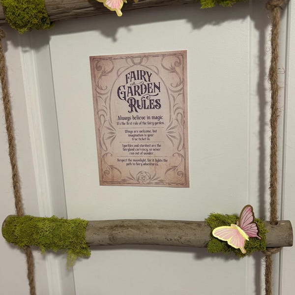 Editable Fairy Garden Drink Label - Enchanted Forest Drink Labels ...