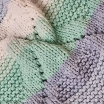 Knitting Pattern, Diamond Love Blanket, Heirloom Blanket, Throw, PDF ...