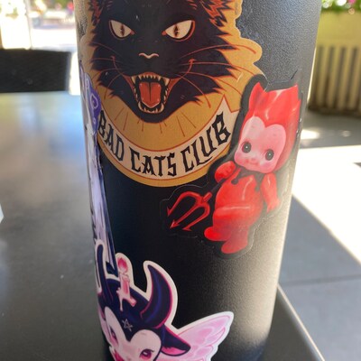 Kewpie Devil Baby Sticker Creepy Cute Goth Kewpie Art on Waterproof ...