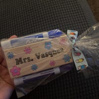 Personalized Teacher Whiteboard/chalkboard Eraser Gift Set, Hand ...