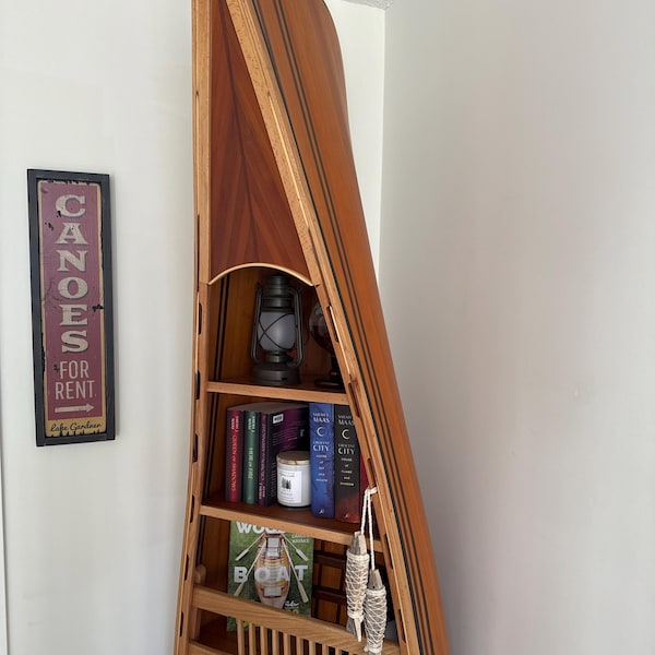 Canoe Sign, Outdoor Canoe Sign, Canoe Decor, Wooden Canoe Sign, Canoe ...