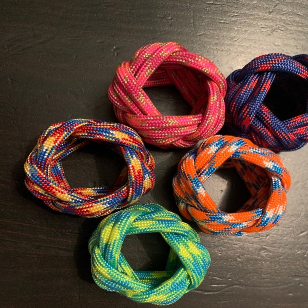Cubby Scout Rank Turk’s Head Woggle Paracord Neckerchief Slides - Etsy