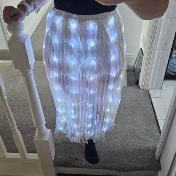 LED Light up Hat and Tie Set With Cane | Rave Outfit | Festival Costume ...