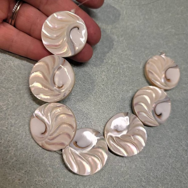 Spiny Oyster & Abalone Shell Beads - Native American Style (handcrafted ...