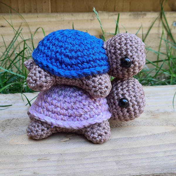 Low Sew Turtle Crochet Pattern, Crochet Tortoise Amigurumi Pattern, Cute Plushie Toy, Turtle ...