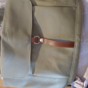 Waxed Canvas Backpack for School , Diaper Bag Backpack Purse , Teal ...