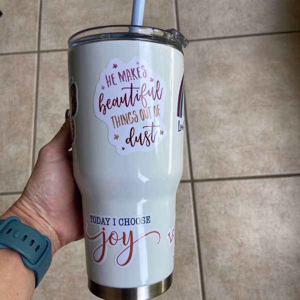 Bundle of 3 Faith Based Stickers, Waterproof Sticker Bundle, Pick Three ...