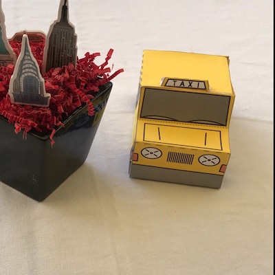 Plucky Police Car Gift Box Printable Favor/treat Box - Etsy