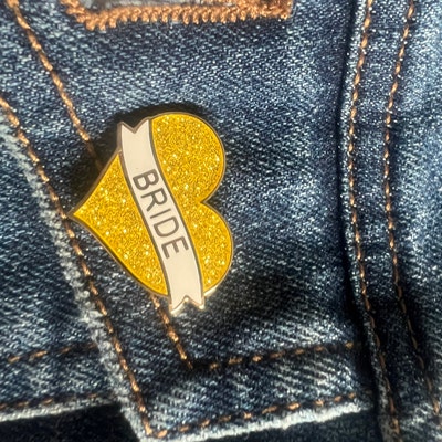Bride Lapel Pin, Bride Badge, Bride Pin, Enamel Pin, Classy Hen Party ...