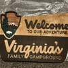 Park Style Welcome Sign Parks System Inspired Family Name Sign, Custom ...