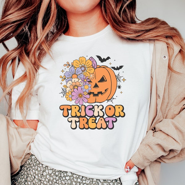 Retro Halloween PNG, Retro Fall Sublimation Bundle, Groovy Halloween ...