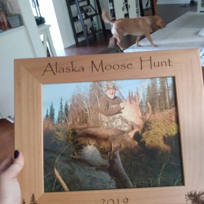 Hunting Moose Hunting Hunting Frame Hunting Gift Gift for Hunter ...
