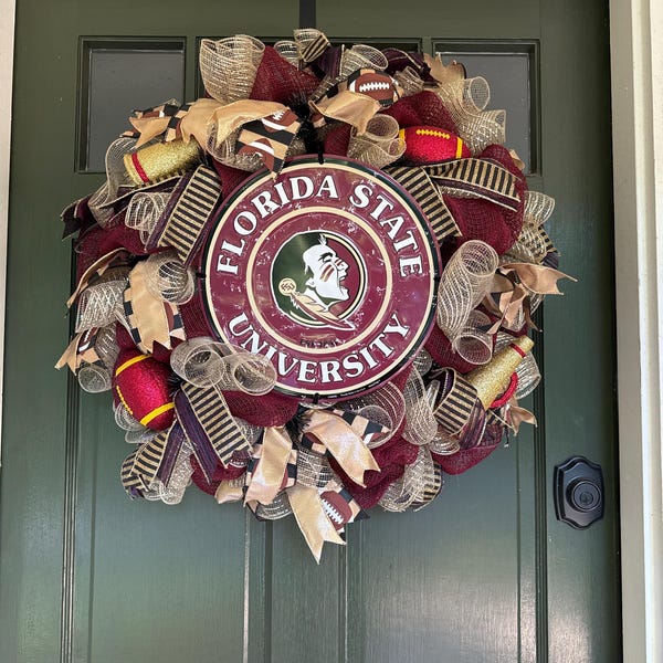 University Of Alabama Wreath Roll Tide Wreath Bama Wreath Alabama