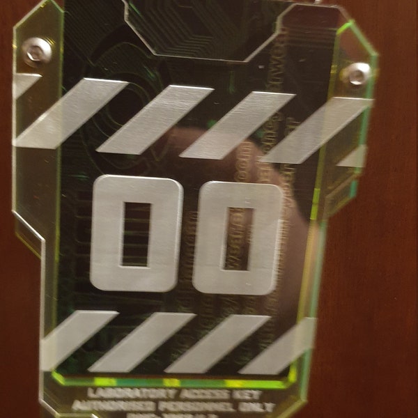 Cyberpunk Keycard Style Card ID Holder - Etsy