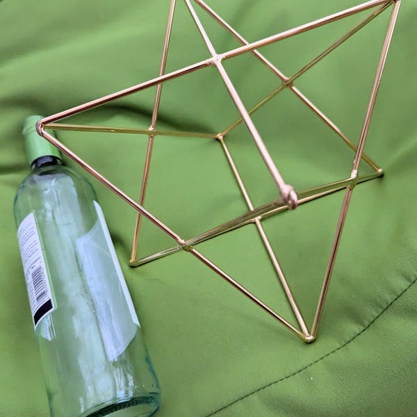 24k Gold Plated Christ Grid, 5 Tall With 3/32 Diameter Rod Thickness ...