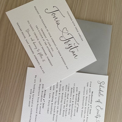 Green Wedding Invitation Set Wedding Invitation With Bellyband & RSVP ...