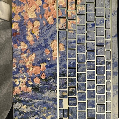 Heart Keyboard Stickers Laptop Keyboard Cover Vinyl MacBook Keyboard ...