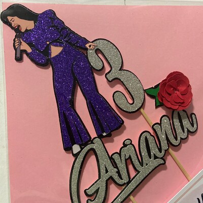 Selena Quintanilla Cake Topper, Selena Inspired Cake Decor, Selena ...