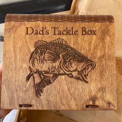 Personalized Mini Tackle Box Custom Jig Box Fishing Gear Outdoor ...