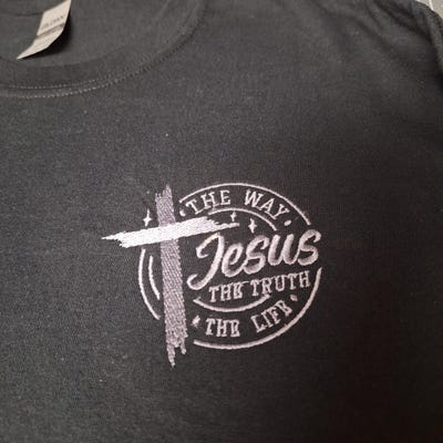 Jesus the Way the Truth the Life Machine Embroidery Design, Jesus ...