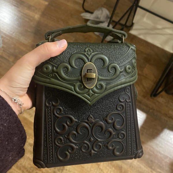 Foxy Messenger Bag, Big Leather Purse, Capacious Leather Bag, Hot ...