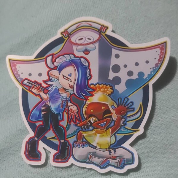 Splatoon: Deep Cut Sticker - Etsy