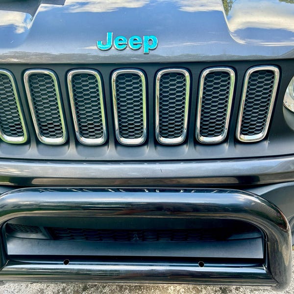 Animal Print Jeep Emblem Sticker Decal, Wrangler JK, TJ, JL, Gladiator ...