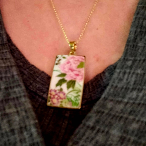 Broken China Jewelry Blue Willow China Rings Handmade With Upcycled ...