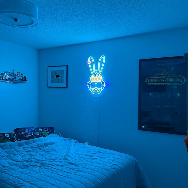 FNAF Roxanne Wolf - LED Neon Sign, Custom Neon, Neon Light - Etsy