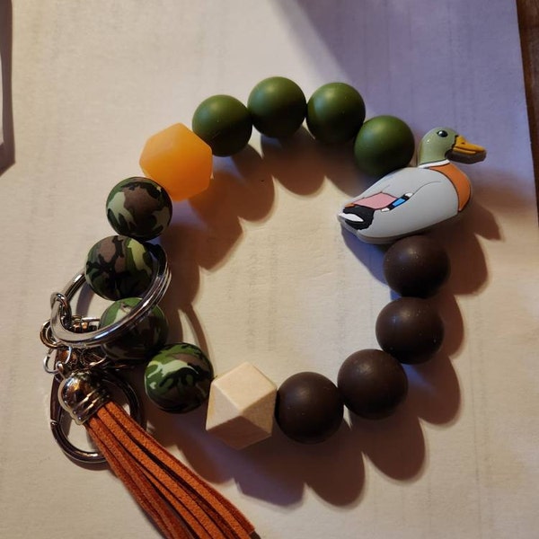 Orange Buck Focal Beads and Camouflage 15mm Silicone Bead Mix ...