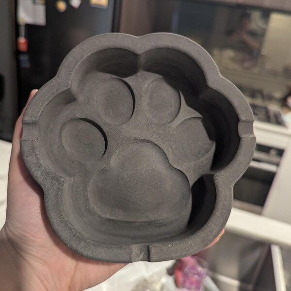 Blue and White Ceramic Shell Starfish Ashtray, Large Simulated Shell ...