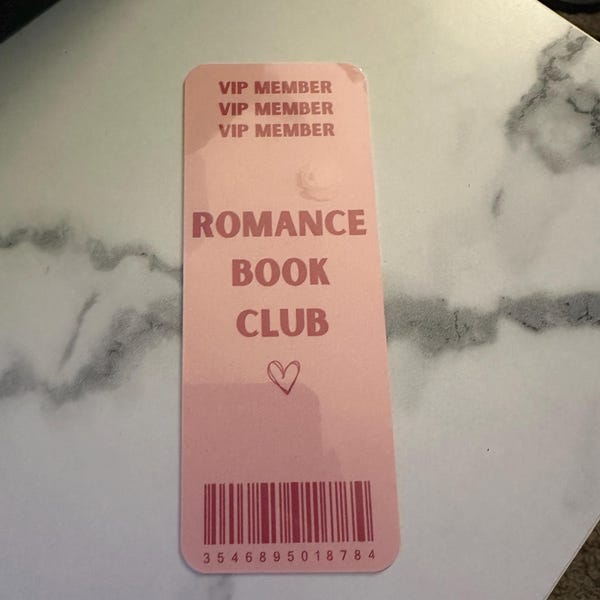 Romance Book Club Design 2 Book Club Bookmark Cute Bookmark Bookish ...
