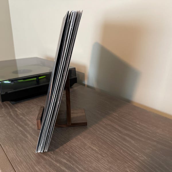 Maple + Walnut Record Player Riser / Turntable Anti-vibration Stand ...