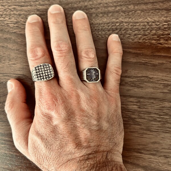 Seal of Solomon Ring, Seal of the Tetragrammaton, King Solomon's Sacred ...