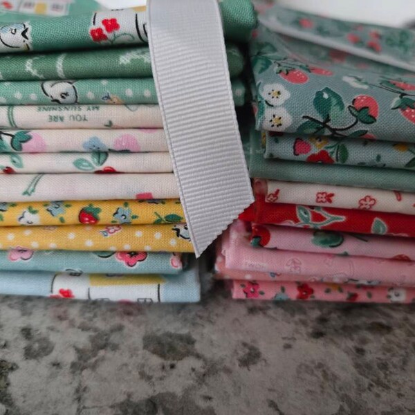 Flowering Patchwork Quilt Kit - Pattern Designed by Crinkly Quilts - Fabric Used is Endpaper by ...