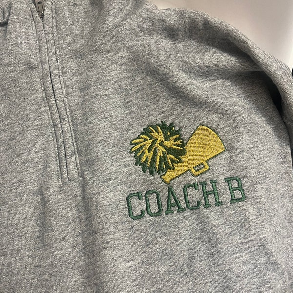 Cheer Coach Personalized Pullover Sweatshirt - Etsy