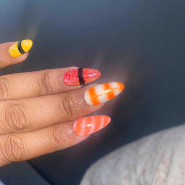 Boba Milk Tea Press on Nails - Etsy