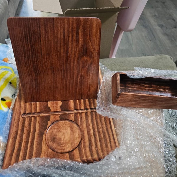 Personalized Solid, Wooden Book Rest / Book Holder / Book Valet ...