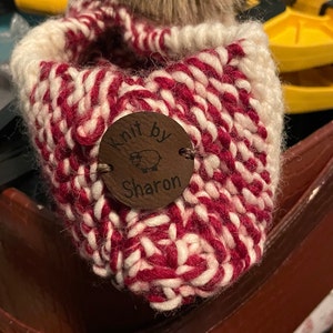 1.25 Round Vegan Leather Knitting Labels Custom - Etsy