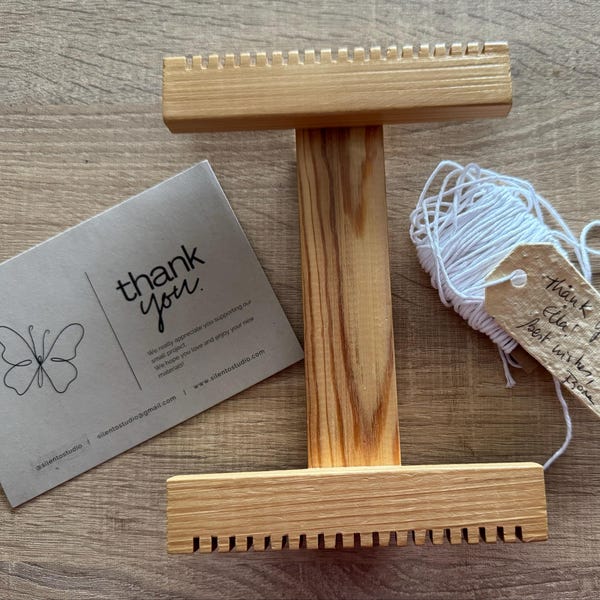 Small Tapestry Loom, Travel Loom, Tiny Weaving Loom for Weaving ...