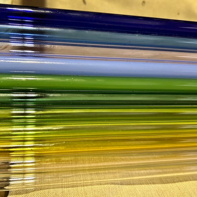 1 Lb Devardi Glass Handmade COE 104 Mixed Greens 1 Lb, Lampwork ...
