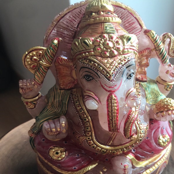 Red Coral Ganesh , Hydro Coral Ganesh , Stone Ganesh , Hindu God ...