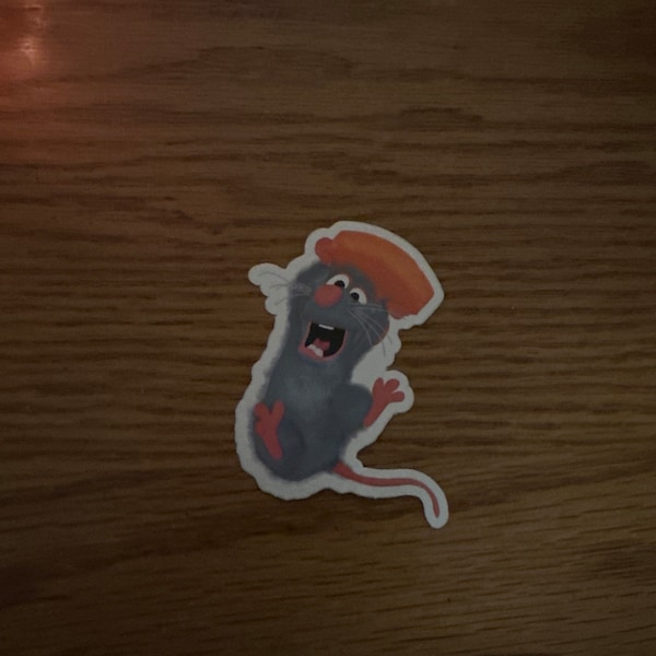 Ratatouille Sticker, Sticker, Remy Sticker, Gift, Stickers, Laptop Stickers, Vinyl Stickers ...