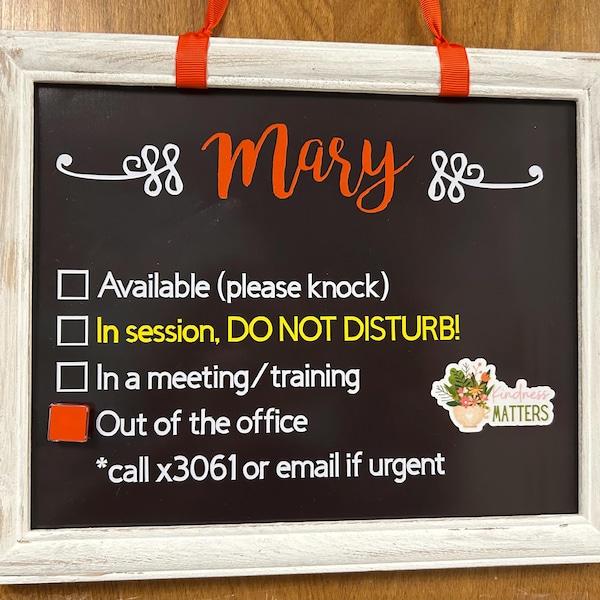 Office Door Sign,stepped Out Sign,we Will Be Back,office Closed Sign ...
